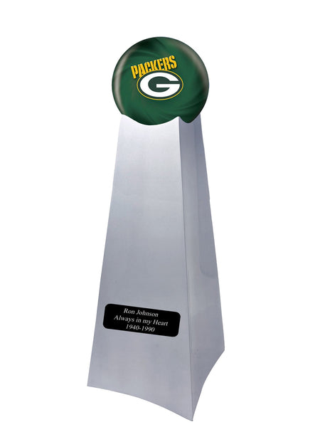 Championship Trophy Cremation Urn with Optional Green Bay Packers Ball ...