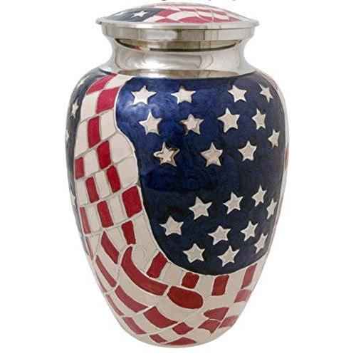 American Flag Military Urn, Military Urn, Divinity Urns, american-flag